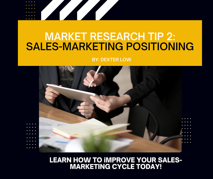 Market Research Sales — Marketing Positioning – A Spark of B2B